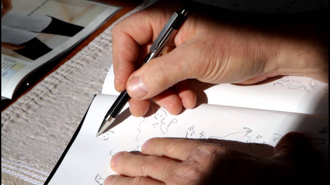 Stephen Rice sketching - YouTube