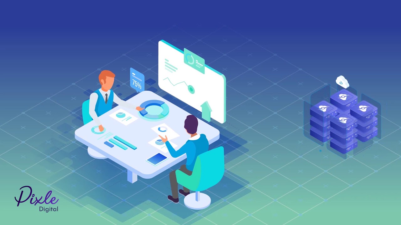 2.5D Isometric Animation - Server Mania - Pixle Digital - YouTube