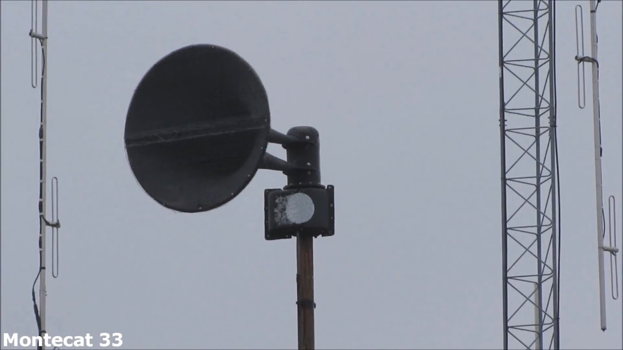 ACA Hurricane 130 MKII Siren Test, Alert, Darien, IL - YouTube