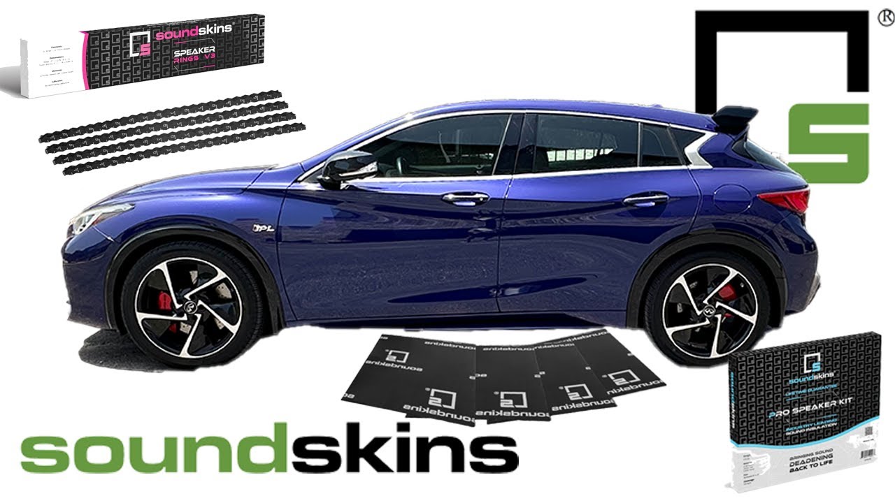 SoundSkins Pro Door kit & Speaker Rings: Infiniti QX30S & Mercedes GLA ...