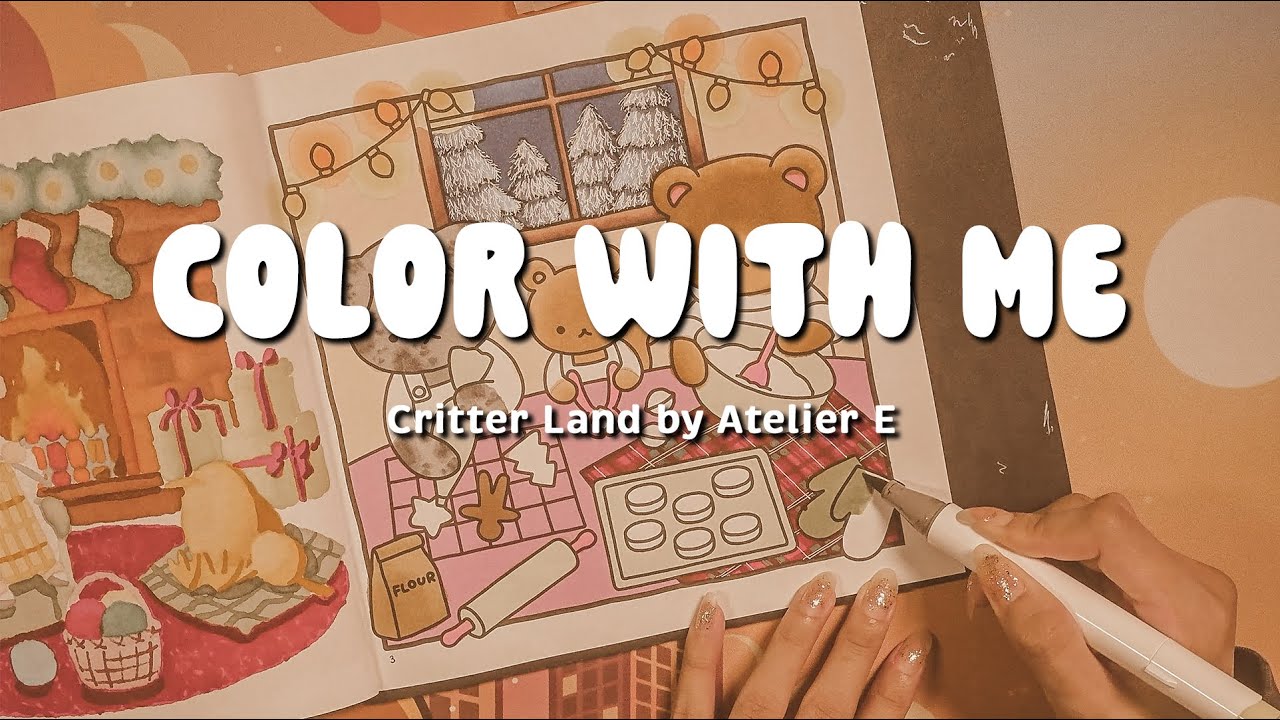 COLOR WITH ME | Critter Land by Atelier E - YouTube