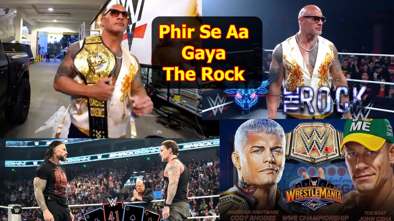 Rock Dobara Aa Gaya Lakin NXT Main, Cody vs Cena, Roman vs Punk WWE ...