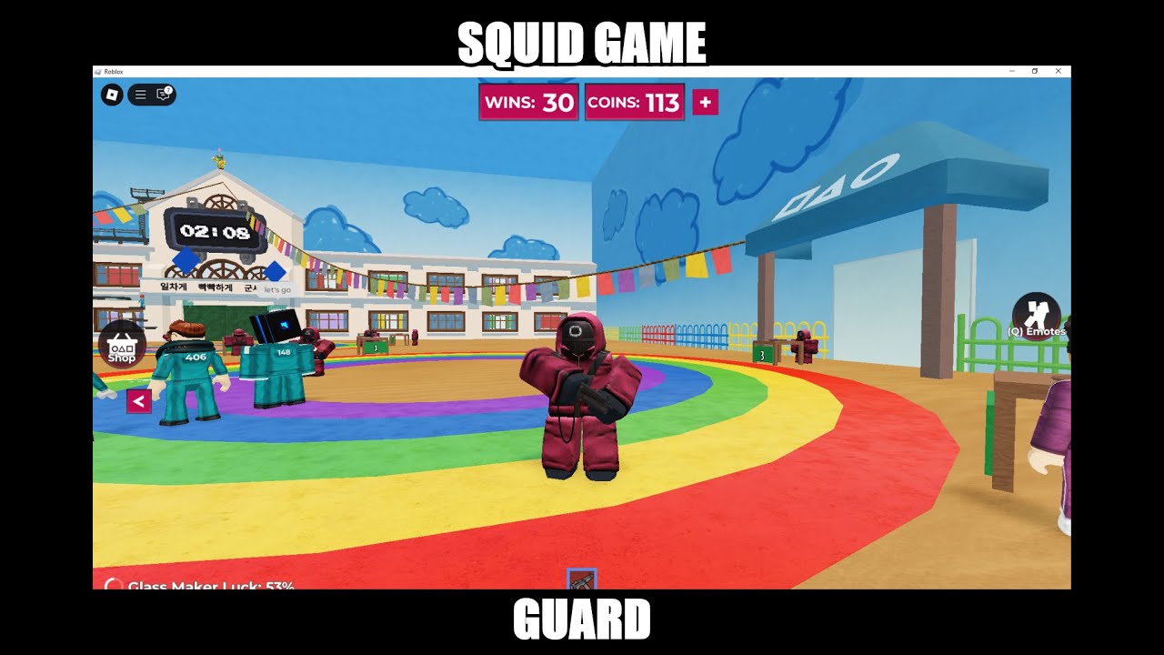 Roblox squid game x (guard) - YouTube