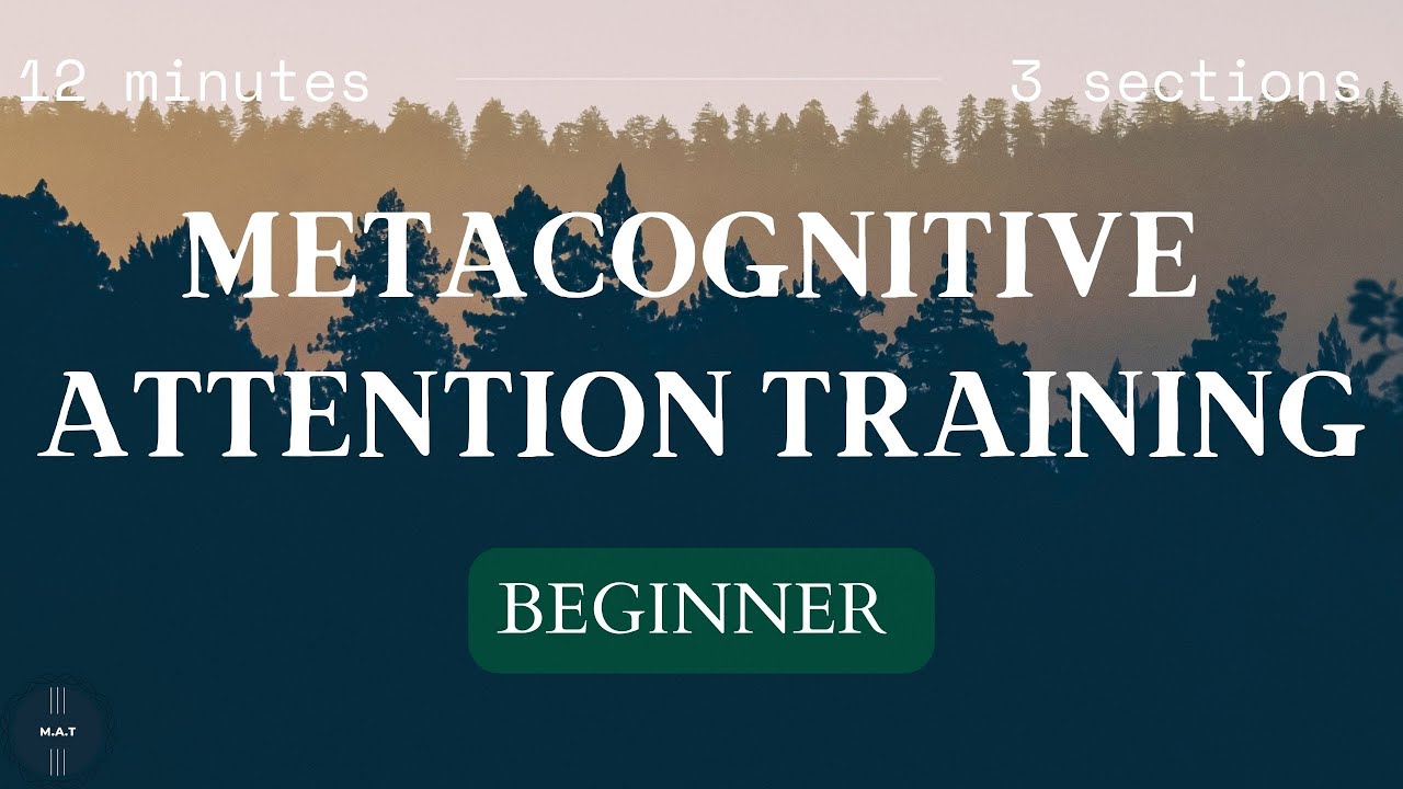 Beginner [4] - Attention Training Technique (ATT) - Metacognitive ...