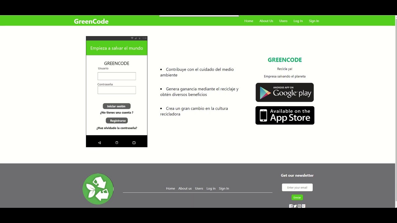 Validación del Landing Page de GreenCode - YouTube