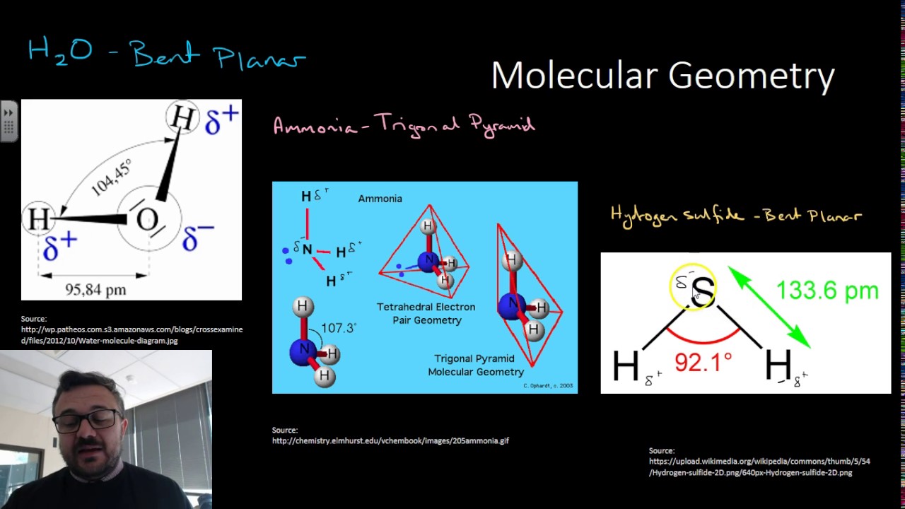 Water - Molecular Geometry - YouTube