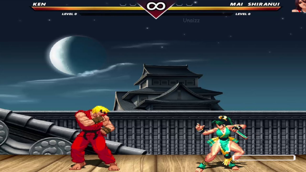 Ken VS Mai Shiranui I HIGH LEVEL EPIC FIGHT!! - YouTube