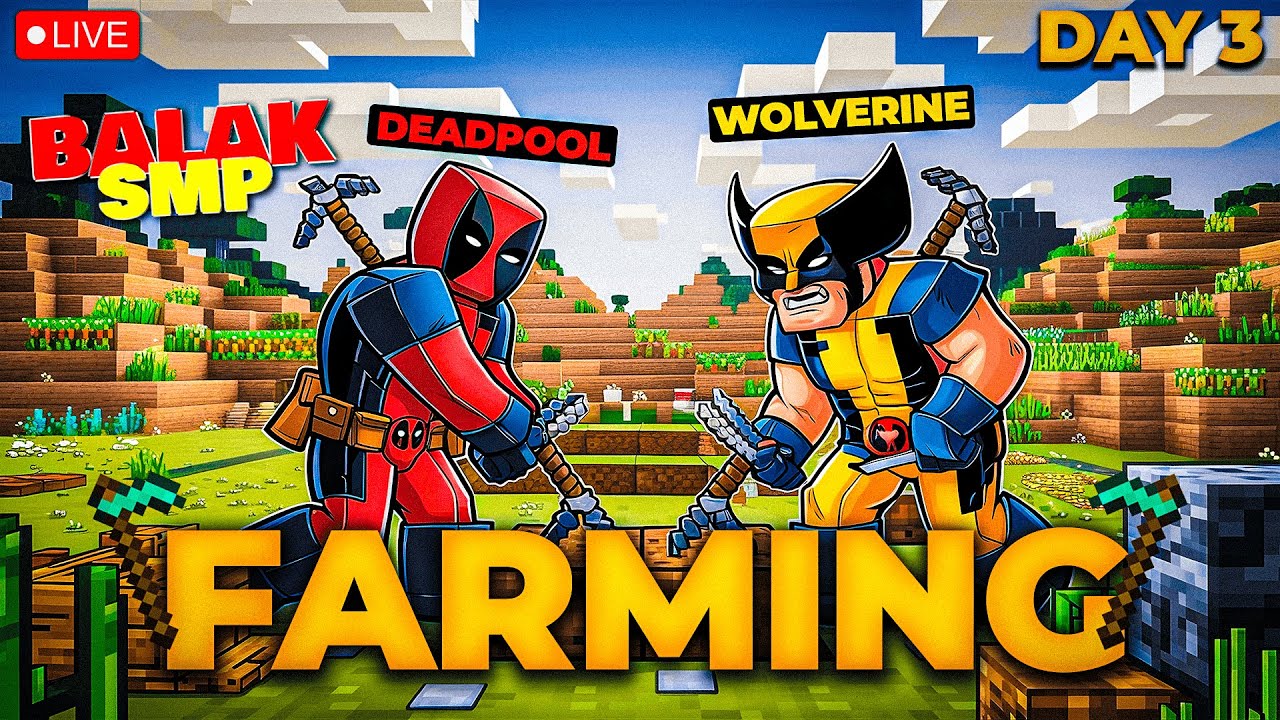 MAKING FARMS IN MINECRAFT | BALAK SMP DAY 3 w/@VeryConfused_Rv - YouTube