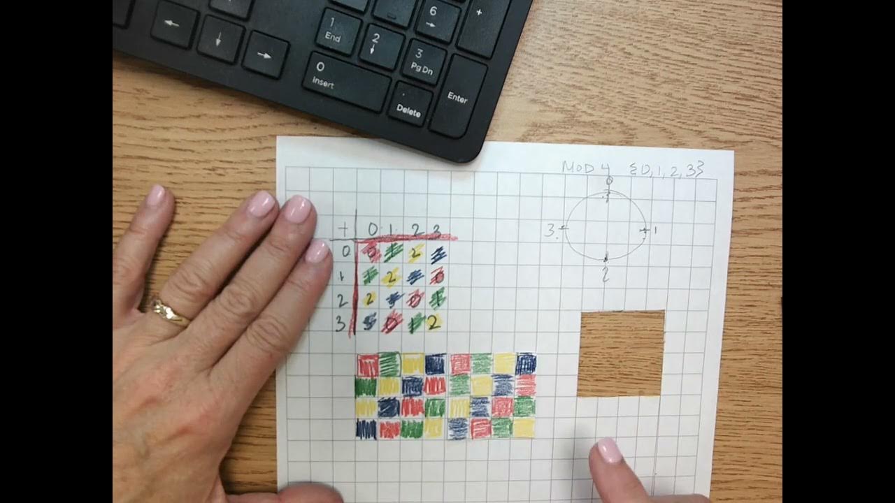 create a design using modular arithmetic (mod 4) - YouTube