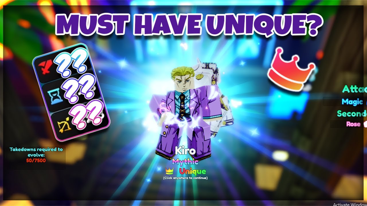 UNIQUE LVL 100 KIRA IS FUTURE META?(UNEVO) - Anime Adventures Update 16 ...