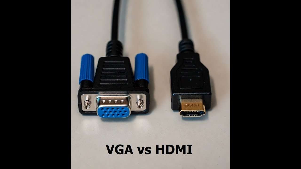 VGA vs HDMI 🔌 | Which is Better? 🤔 - YouTube