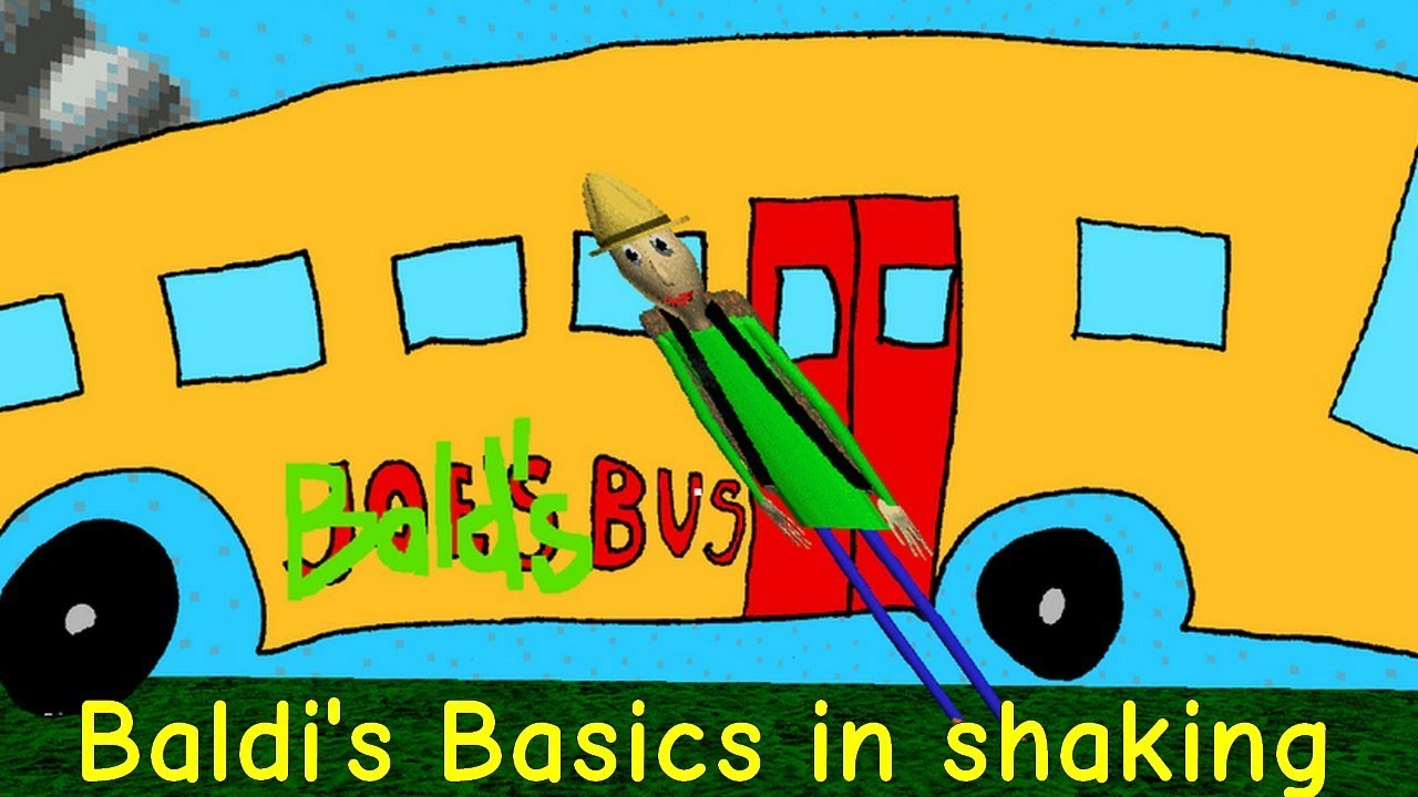 Baldi's Basics in shaking - Baldi basics field trip Mod - YouTube
