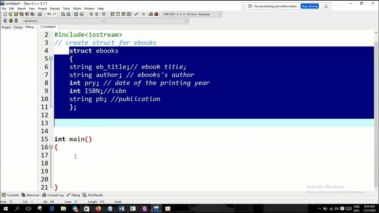 Using Struct with Function in C++ Programming - YouTube