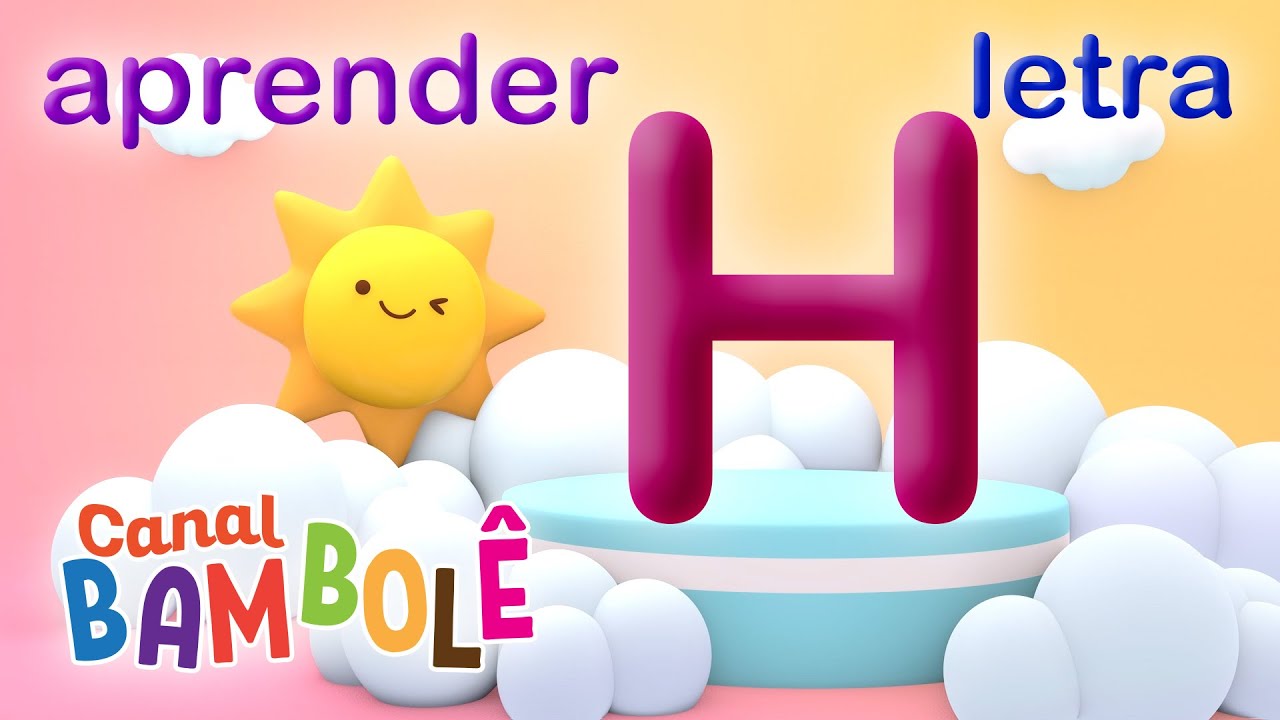 Letra H | Aprendendo o Alfabeto | Ensinar o ABC | Educação Infantil ...