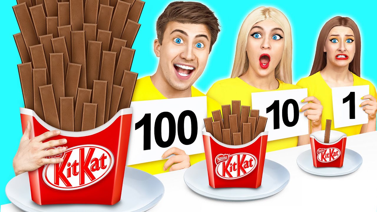 100 Layers of Food Challenge #1 by Multi DO Fun - YouTube