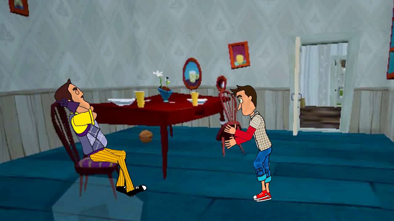 Hello neighbor Animation - YouTube