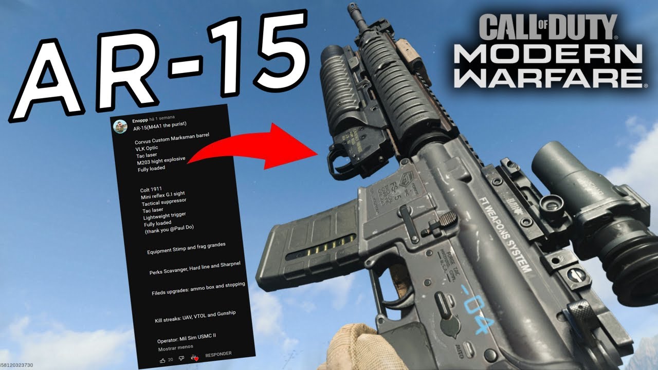 AR-15 (M4A1) & M1911 (1911) Gameplay | Call of Duty Modern Warfare (PS5 ...