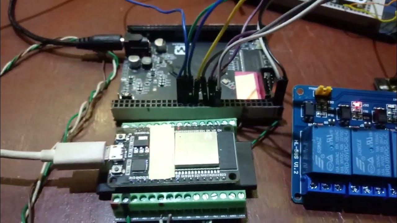 FORTH FPGA CPU drives 8 relays, CONTROL BY ESP32 WITH FORTH - YouTube