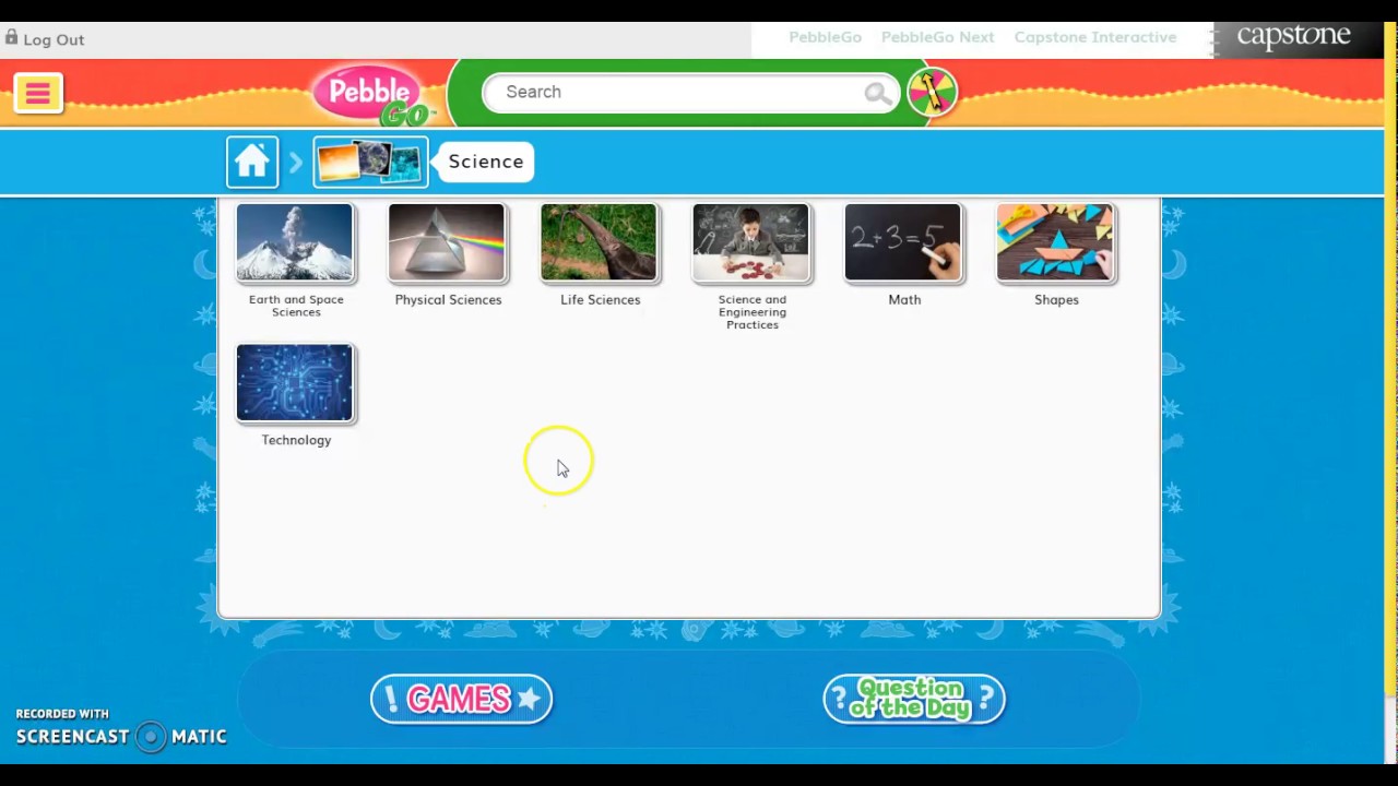 PebbleGo for First Graders - YouTube