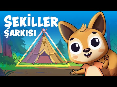 Şekiller Şarkısı ⬛️ ⚠️ Yeni Çocuk Şarkıları | Nutkins Ailesi