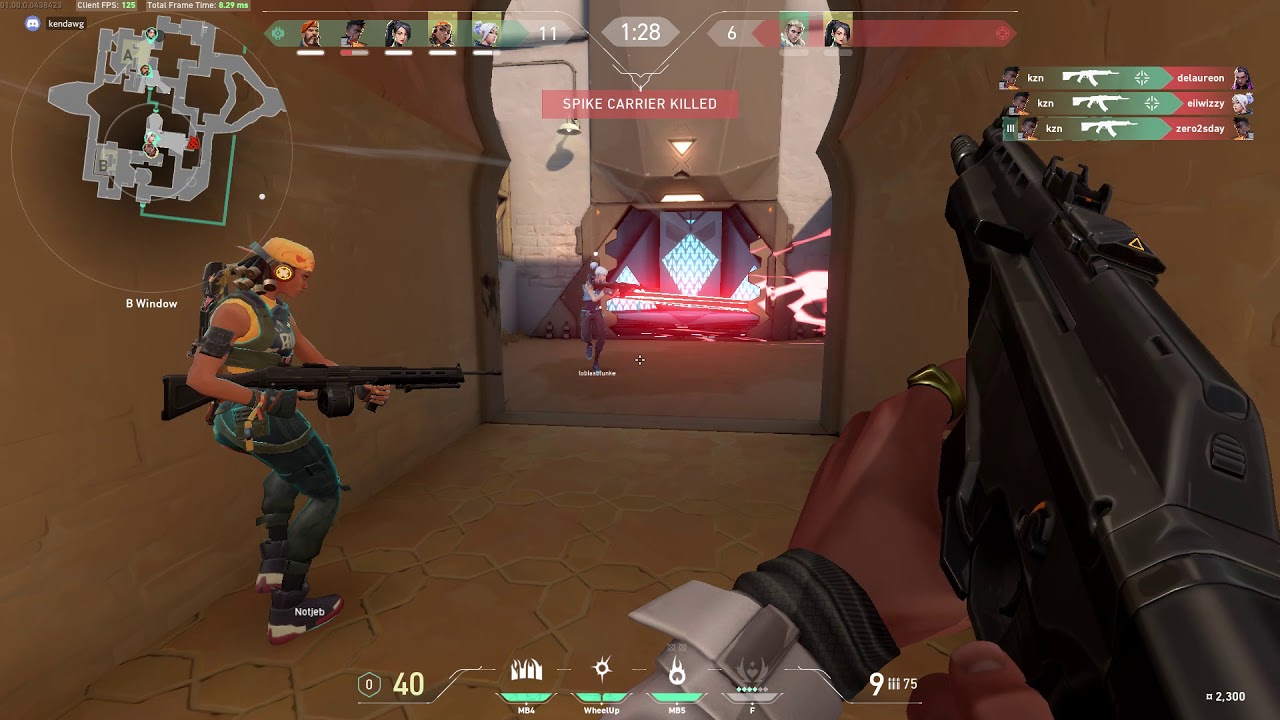 kzn 4K - Valorant - Bind - HOOKAH PUSH - YouTube