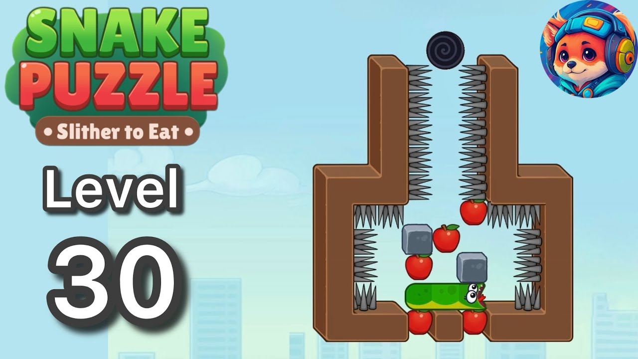 Snake Puzzle: Slither to Eat – Level 30 Walkthrough Solution - YouTube