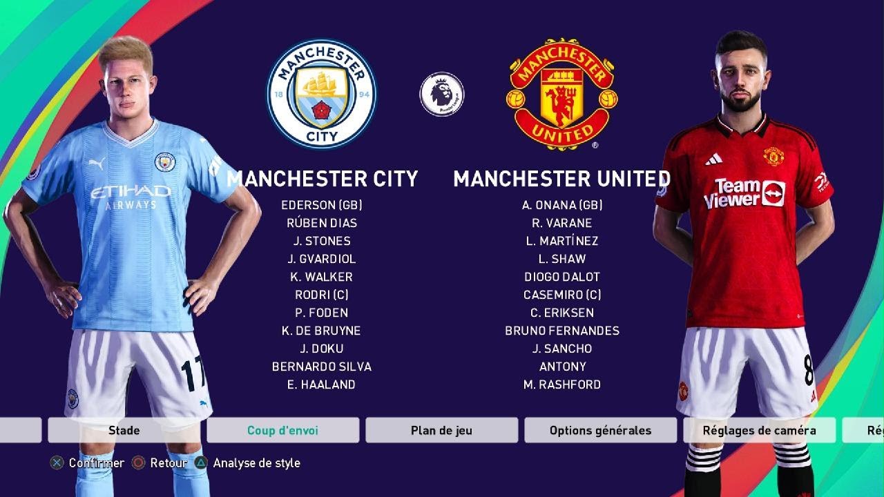 Manchester City vs Manchester United PS5 Gameplay - YouTube