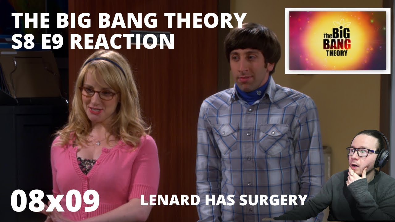 THE BIG BANG THEORY S8 E9 THE SEPTUM DEVIATION REACTION 8x9 SHELDON PANICS WHEN LENARD HAS ...