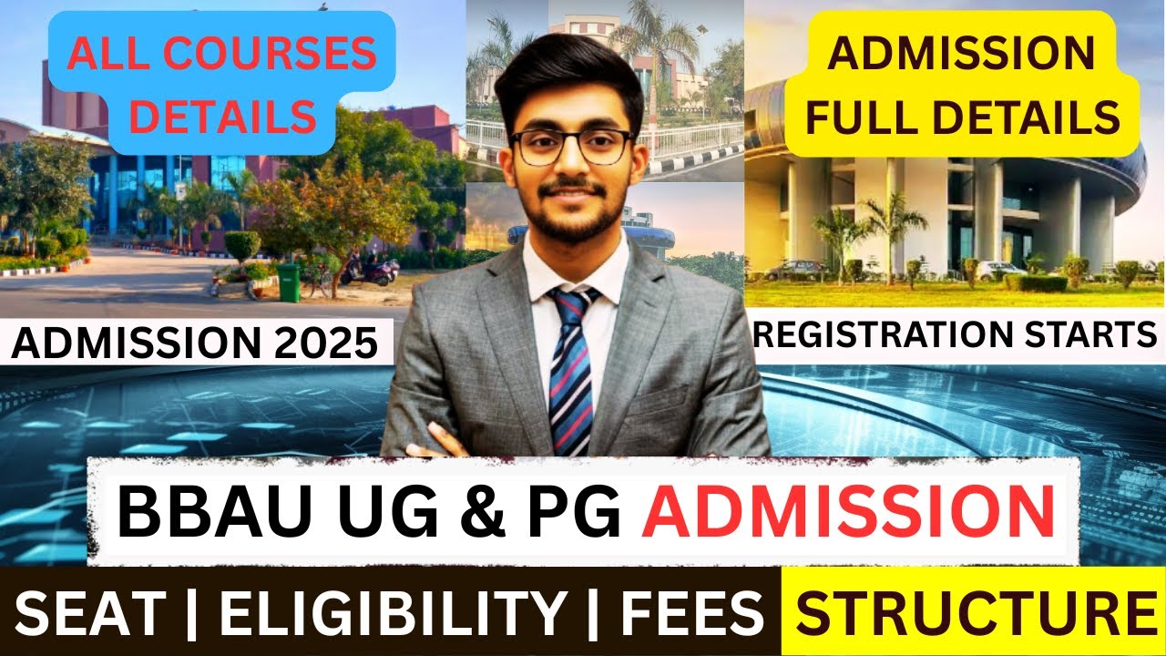 🔍BBAU UG & PG Courses 2025 🎓 Fees, Eligibility, Seats | Full Admission ...
