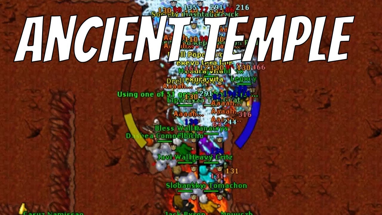 Tibia War - Ardera - Ancient Temple Fight v.s. Zeus - YouTube