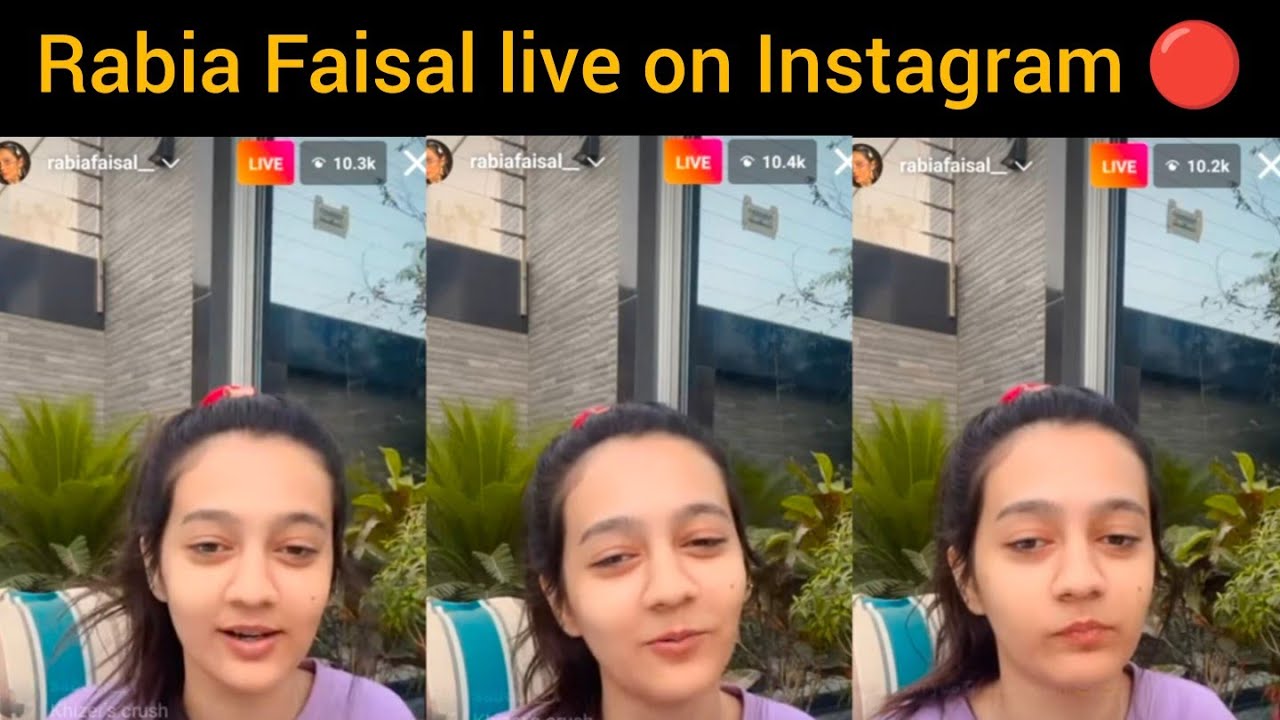 Rabia Faisal live on Instagram || 9 Nov 2022 - YouTube