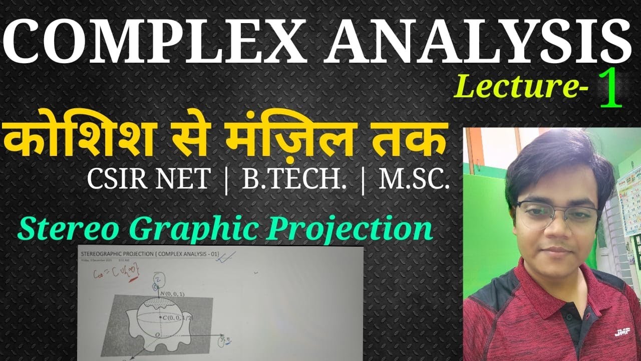 Csir Net | Complex Analysis | Stereographic Projection | B.tech. | b.Sc ...