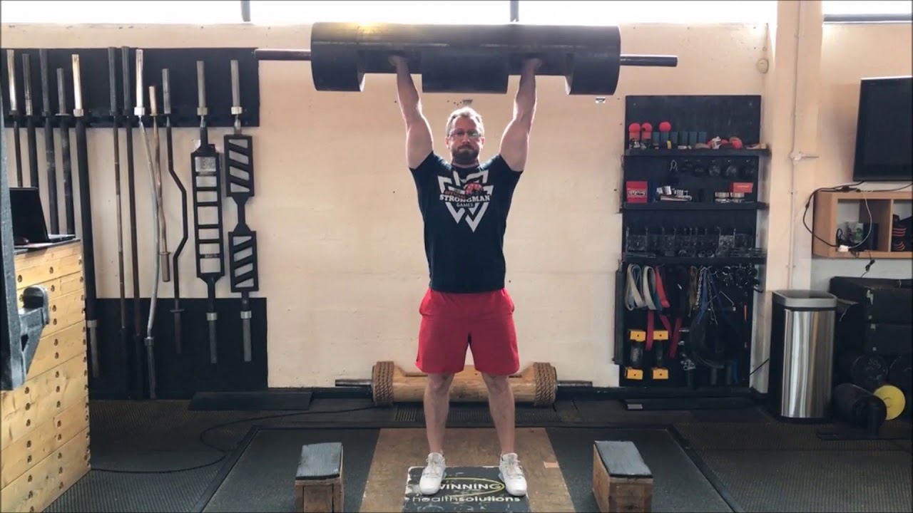 Log Power Clean to Push Press (Thrust Transition) - YouTube