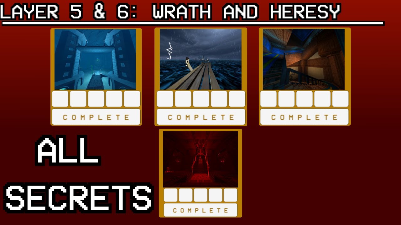 ULTRAKILL Act 2 Wrath and Heresy Secret Orbs - YouTube