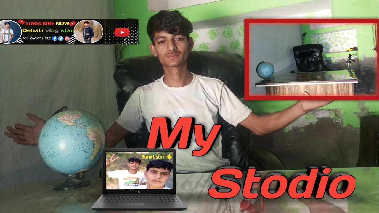 My YouTube Studio setup🥰 || sumit star vlog - YouTube