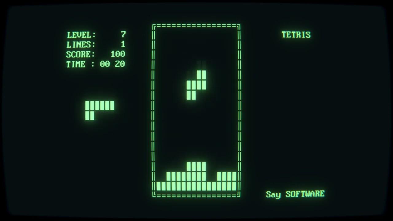 TETRIS with ASCII ART 7 - YouTube
