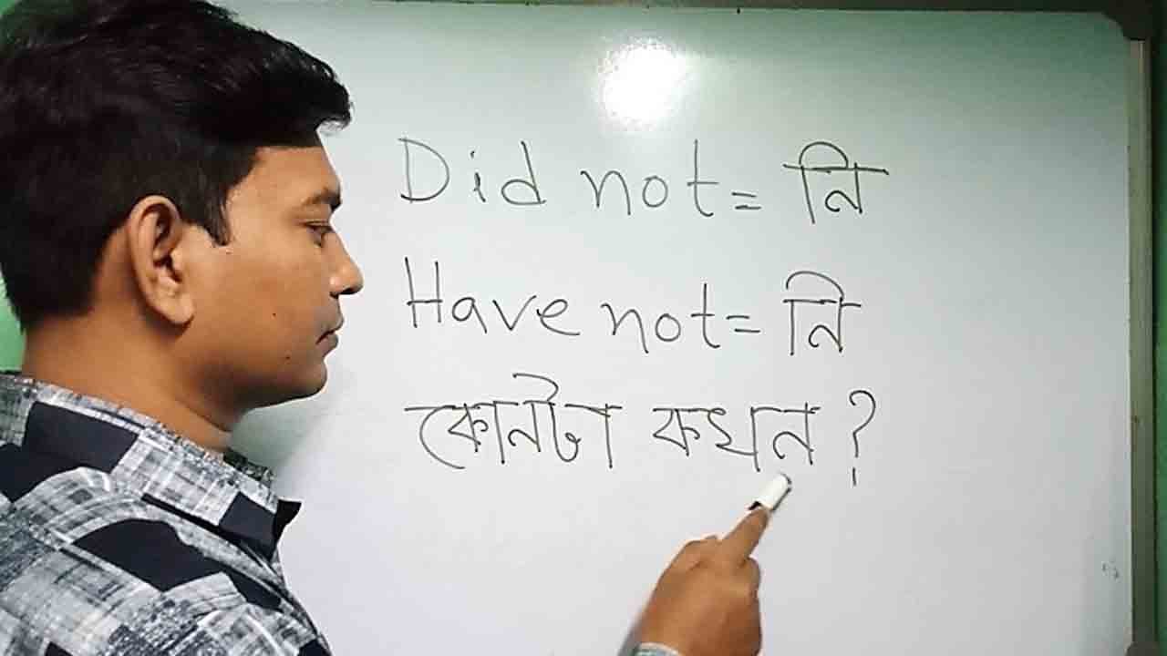 use of did not and have not ।। কখন did not কখন have not - YouTube