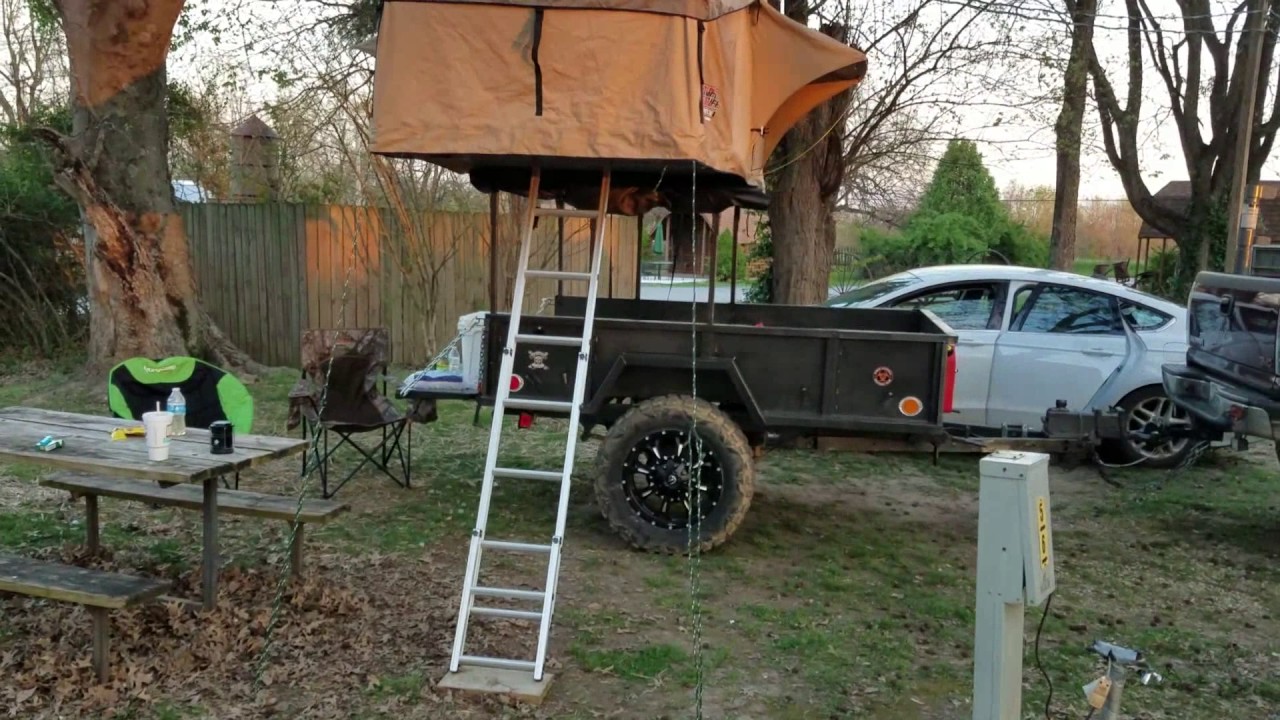 Camping at KOA Campground Tuff Stuff RTT Style - YouTube