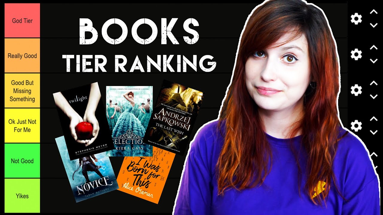 TIER RANKING ALL THE BOOKS I'VE READ THIS YEAR (so far) - YouTube