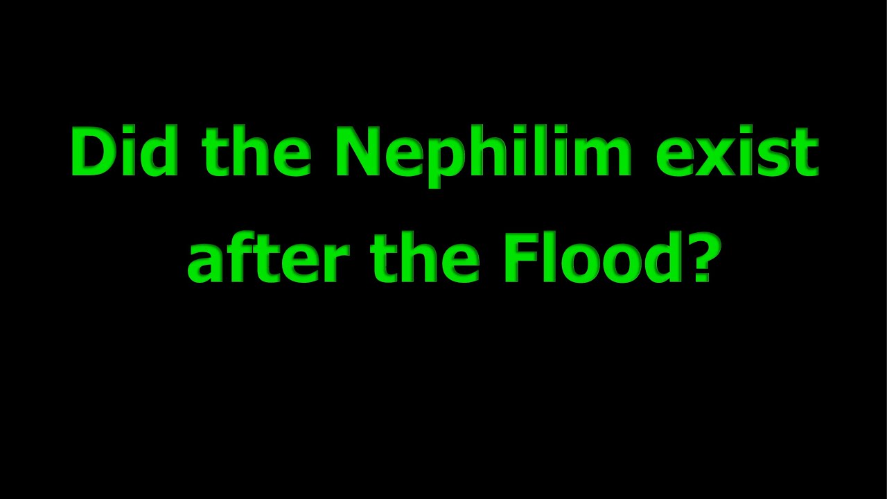 The Nephilim Rephaim and Anakim - YouTube