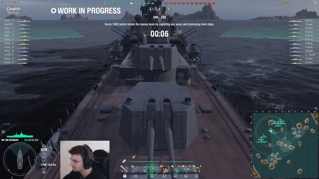 World of Warships - Ochakov NEW Russian cruiser - YouTube