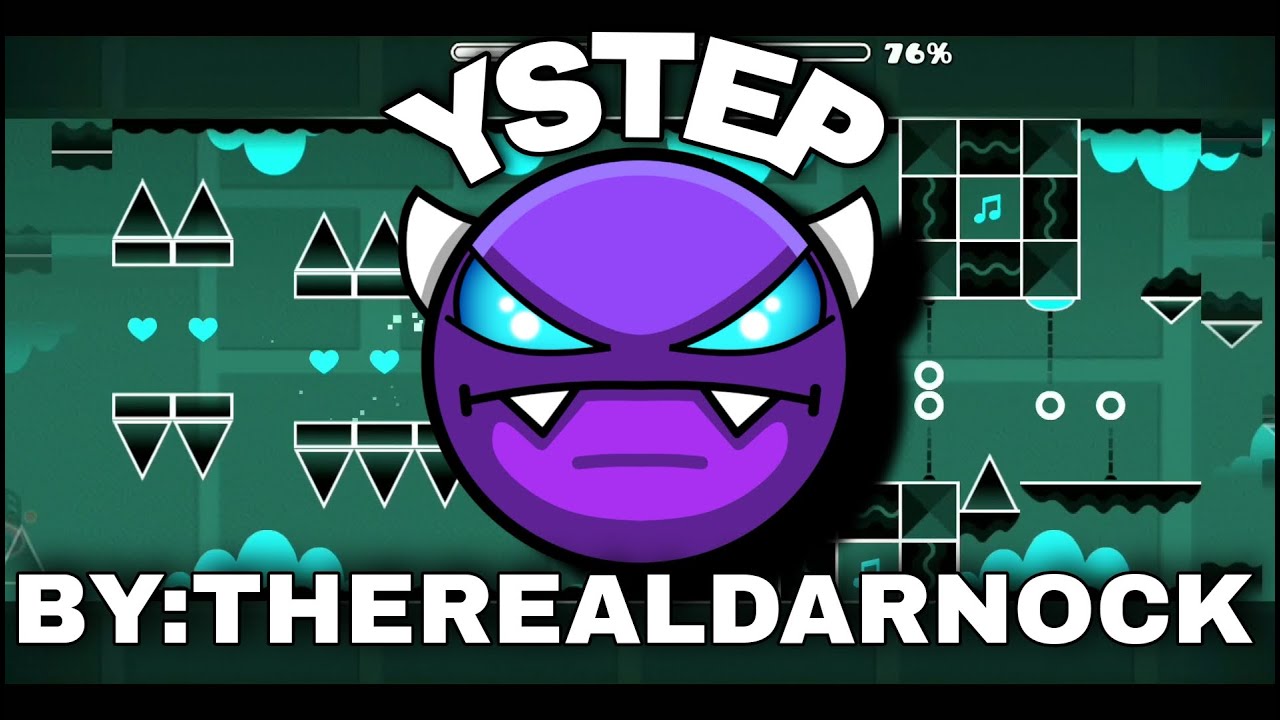Geometry Dash | Ystep [100%] Easy Demon-By: TheRealDarnock - YouTube