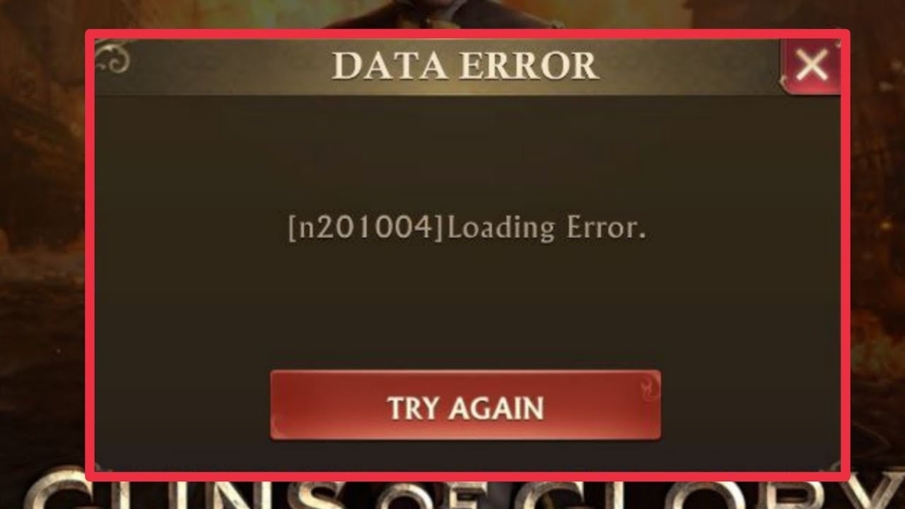 How To Fix Data Error [n201004] Loading Error problem solve in Guns of ...