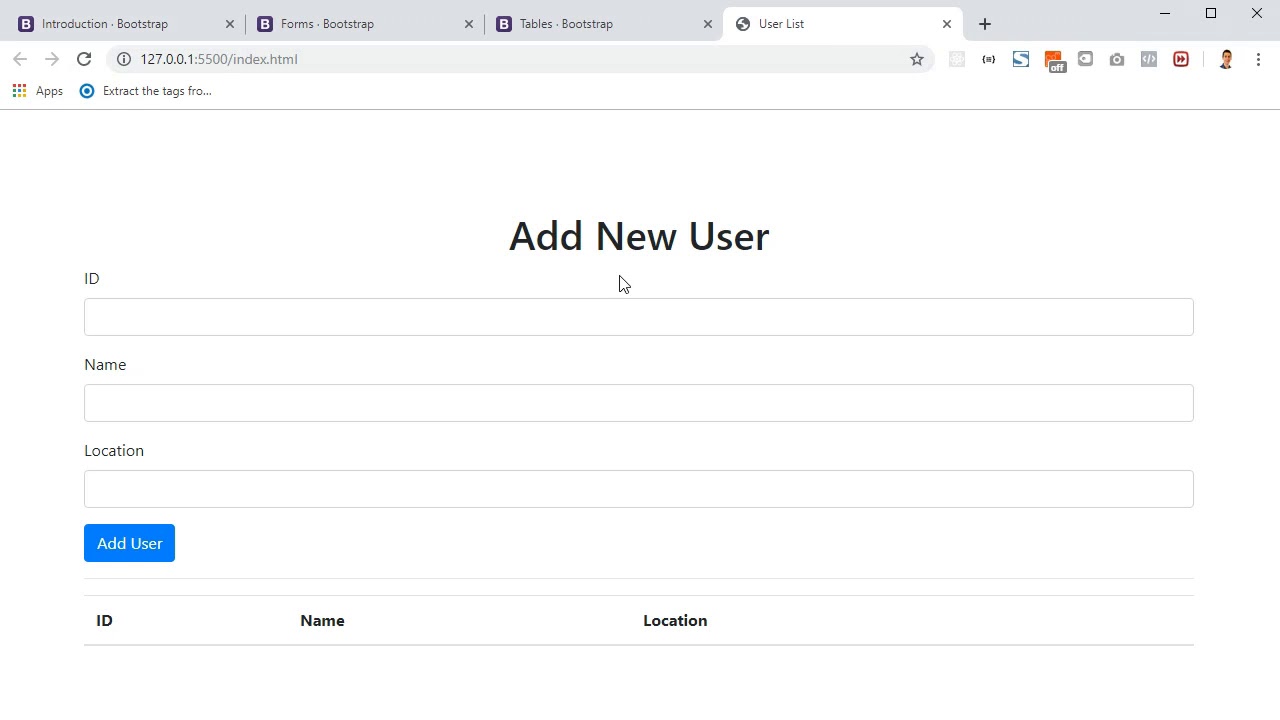 JavaScript User List App | No Frameworks - YouTube