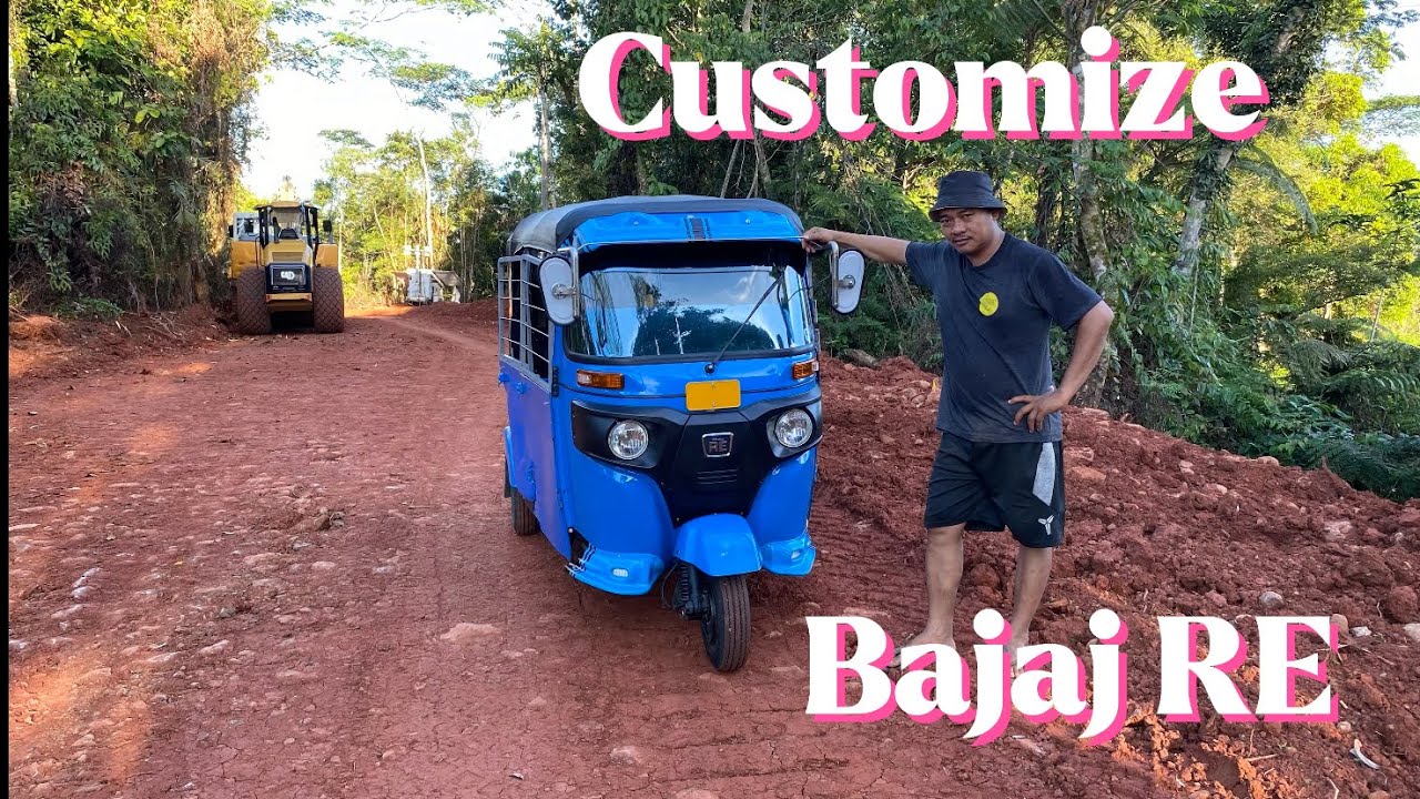 GANDA NG PAGKA CUSTOMIZE NG AKING CAR TRIKE BAJAJ RE - YouTube
