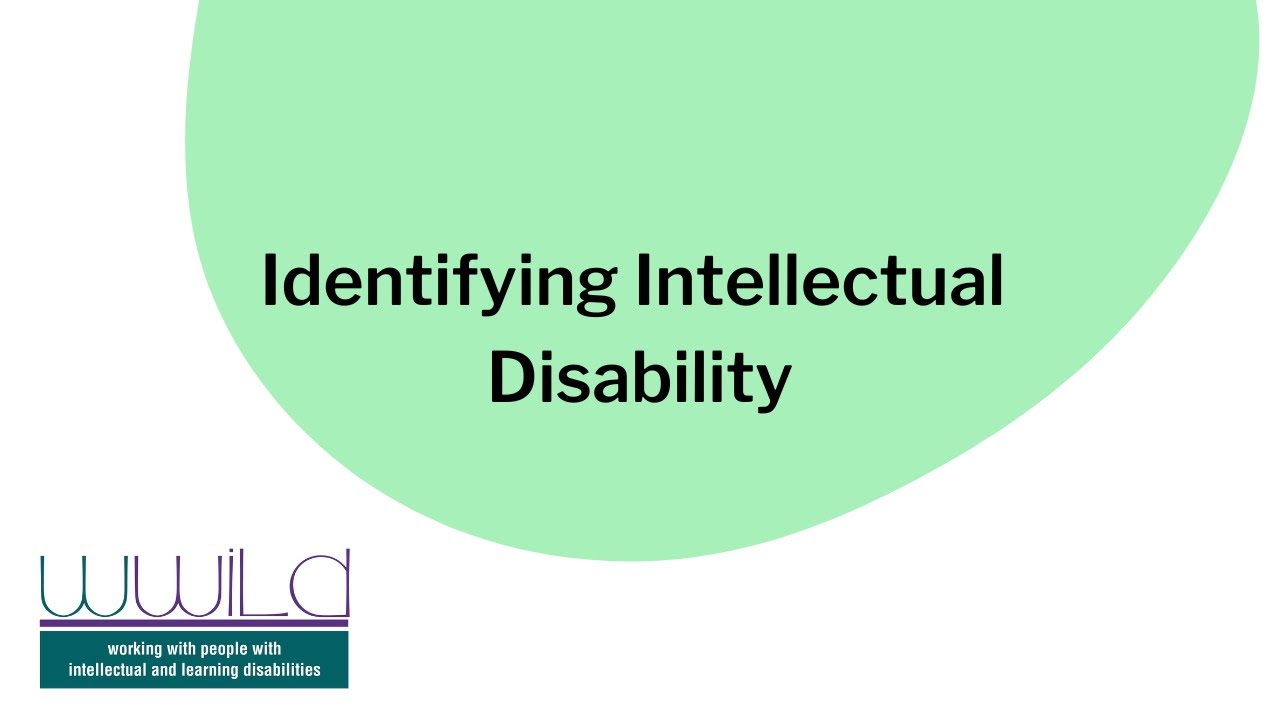 Identifying Intellectual Disability - YouTube