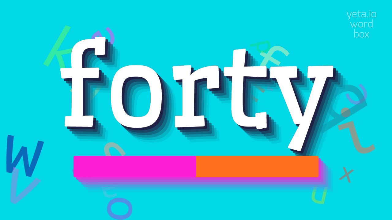 How to say "forty"! (High Quality Voices) - YouTube