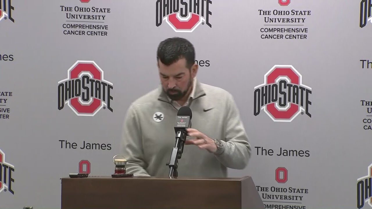 FULL VIDEO: Ohio State head football coach Ryan Day on the Buckeyes ...