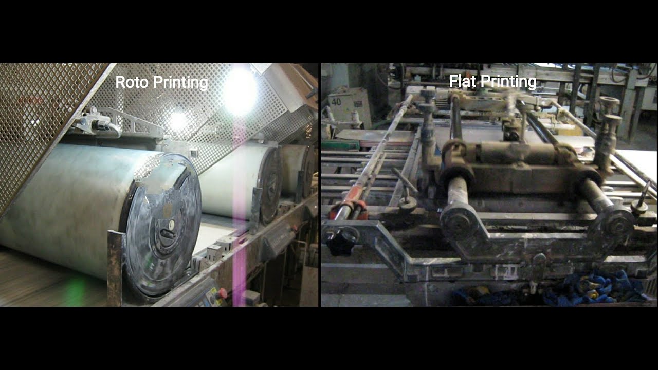 TILES PRINTING BY ROTO PRINTING METHOD & FLAT PRINTING METHOD! - YouTube
