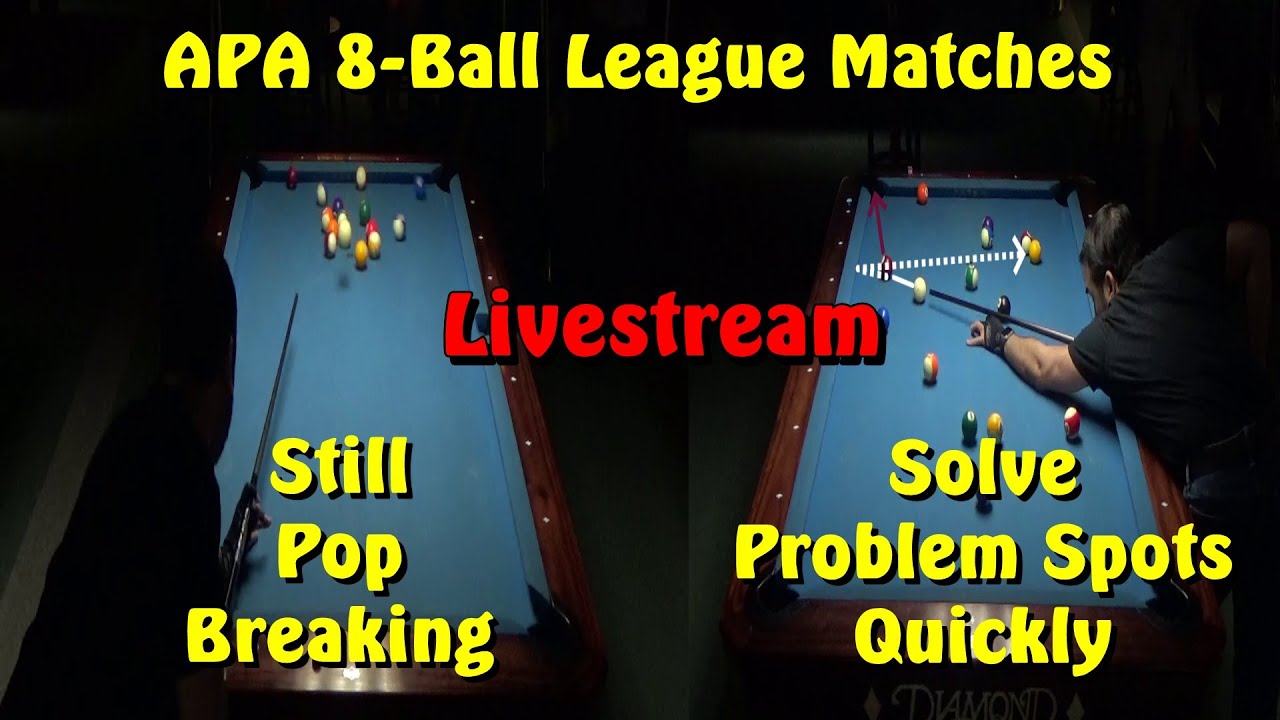 Live Stream !!! Two APA 8-Ball League Matches - Battle Of The 7s - YouTube
